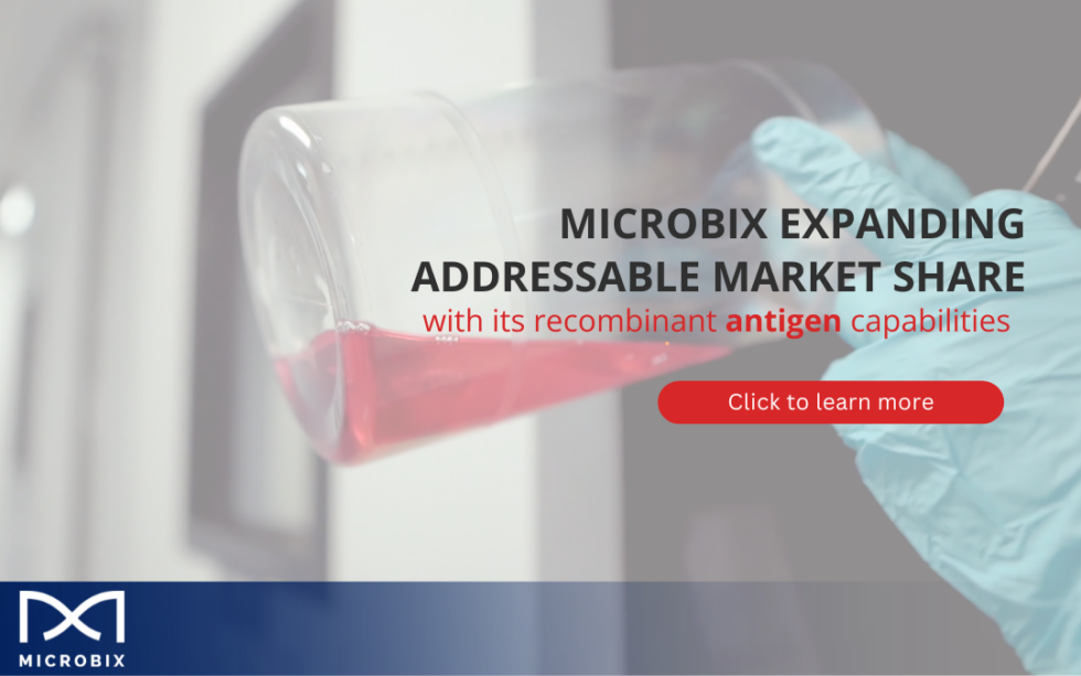 Microbix Expanding Addressable Market Share with Test Makers - Microbix